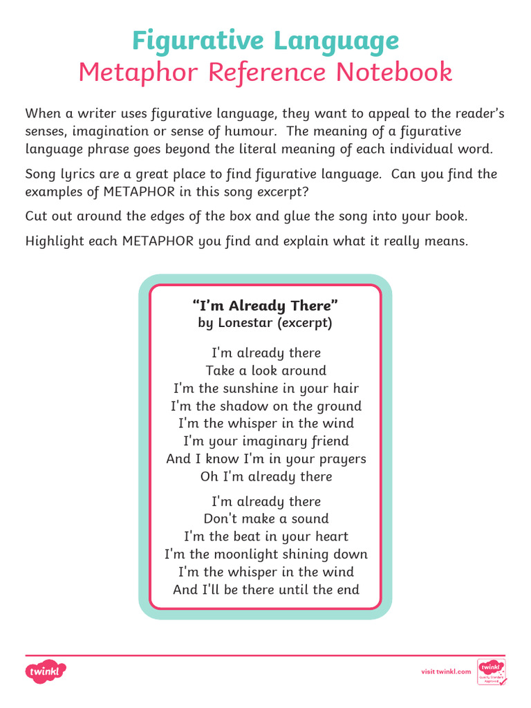 Metaphor 34 | PDF | Metaphor