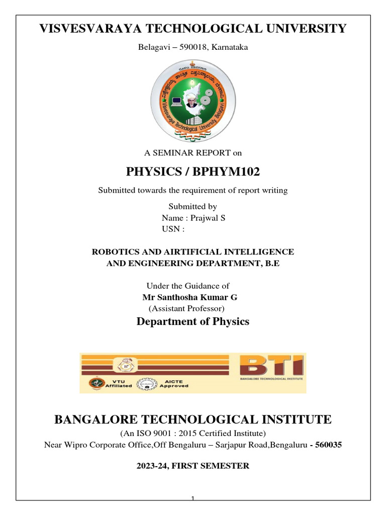 Physics Front Page | Download Free PDF | Bangalore | Academia