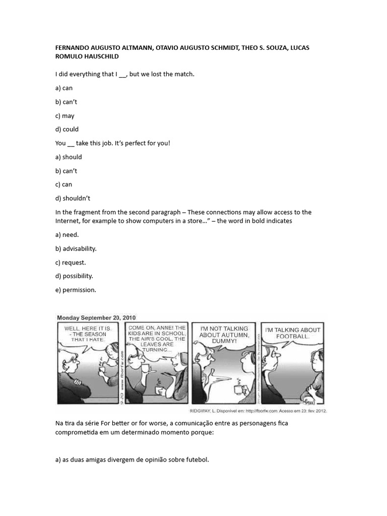 English Language Exercises and Analysis | PDF | Language Arts ...