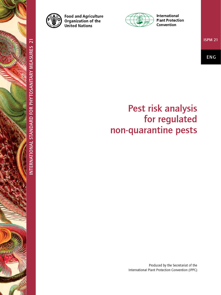 Pest Risk Analysis For Regulated Non-Quarantine Pests: Ispm 21 ...
