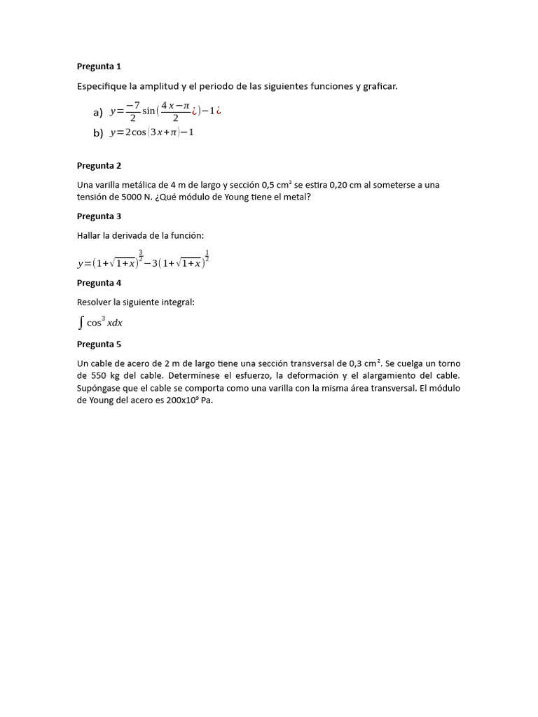 Pregunta para La PC | PDF