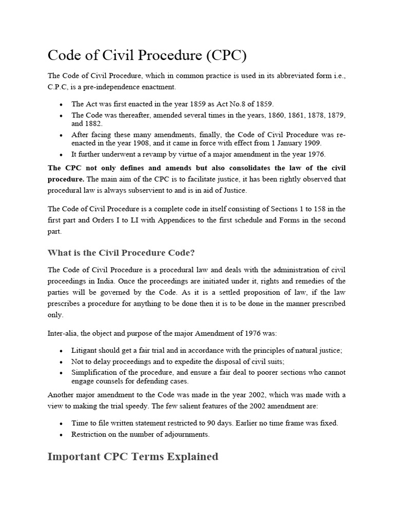 Code of Civil Procedure | PDF | Appeal | Judgment (Law)