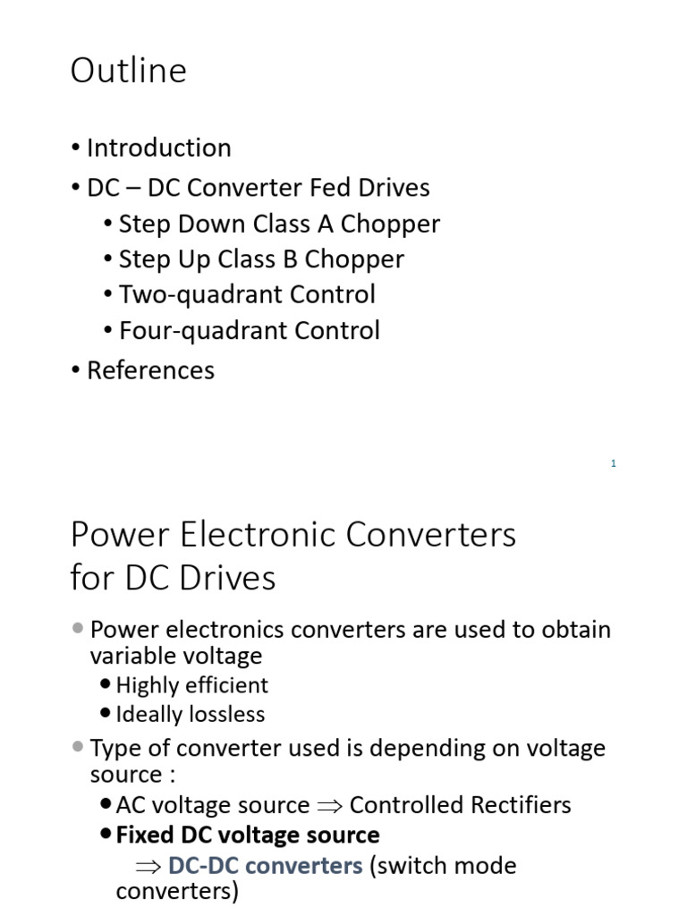 Chopper Controlled DC Drives - Uploadclass | PDF | Power Electronics ...