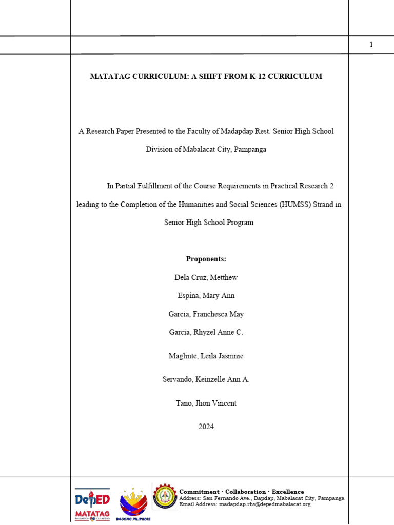 Matatag Curriculum1 | PDF | Curriculum | Learning