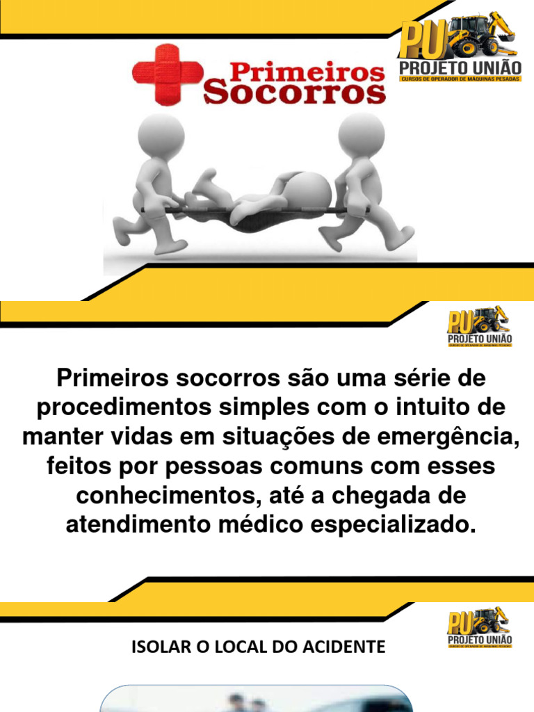Aulas de Primeiros Socorros | PDF | Primeiros socorros | Choque ...