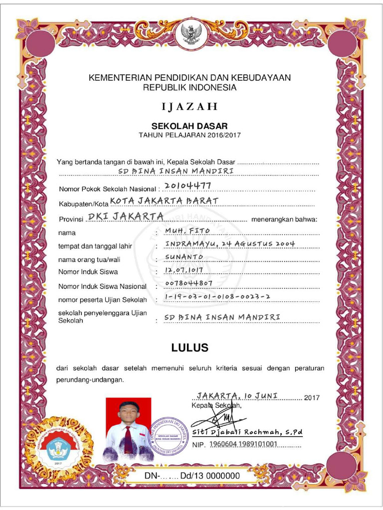 Ijazah Fito | PDF