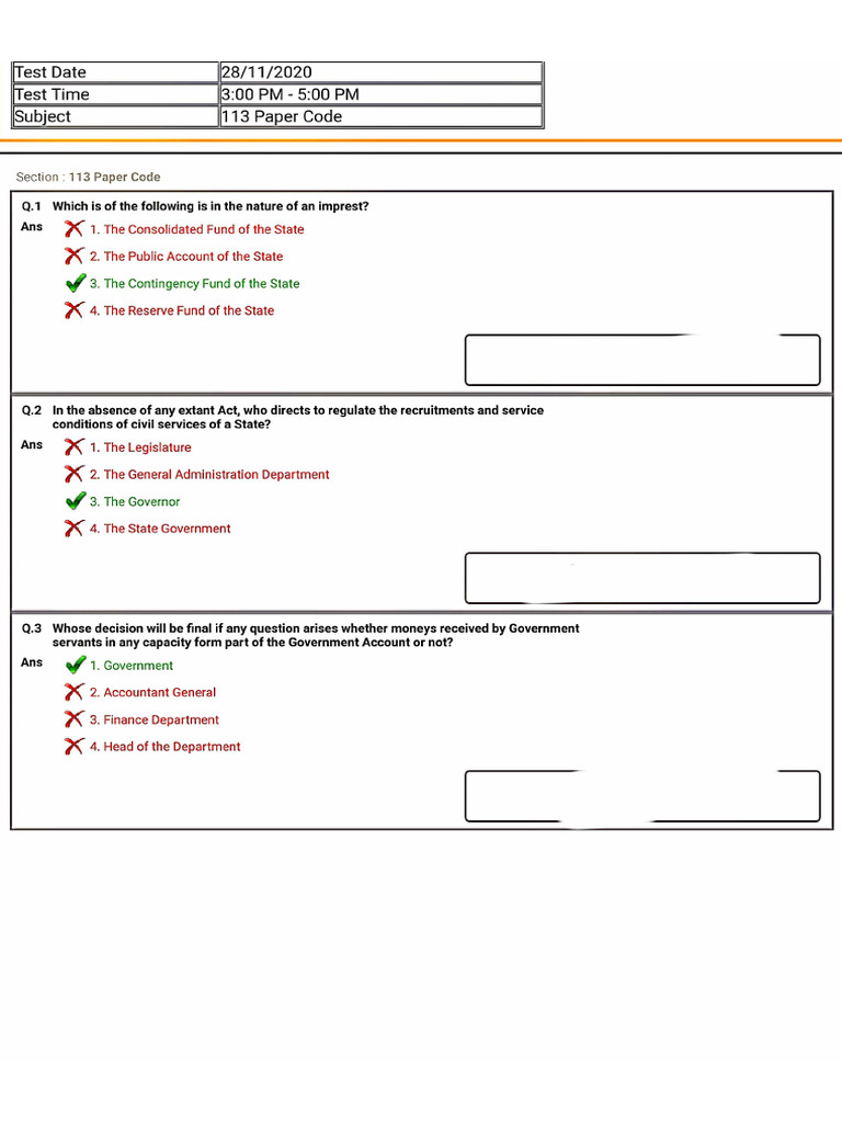 PAPER CODE 113 | PDF