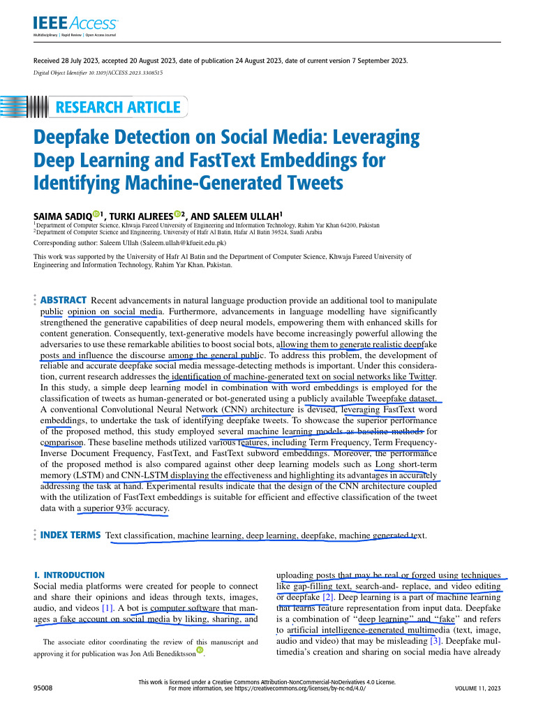 Deepfake Detection On Social Media Leveraging Deep Learning and ... Deepfake Detection On Social Media Leveraging Deep Learning and ...
