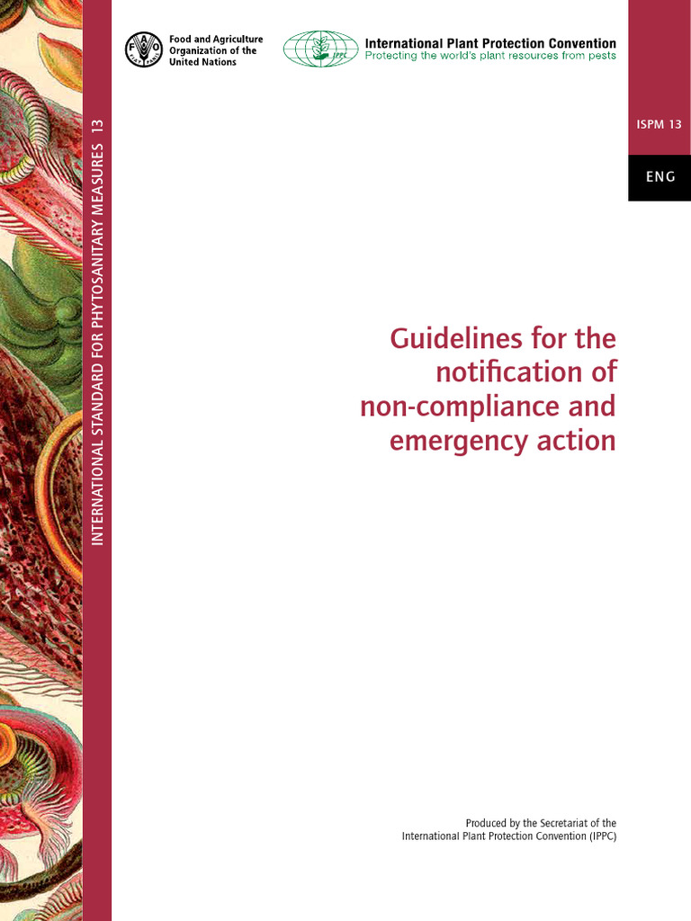 Guidelines For The Notification of Non-Compliance and Emergency Action ...