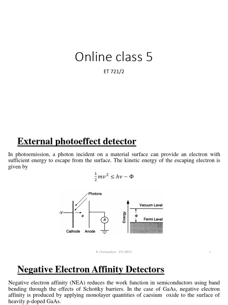 Online Class 5 | PDF | P–N Junction | Semiconductors