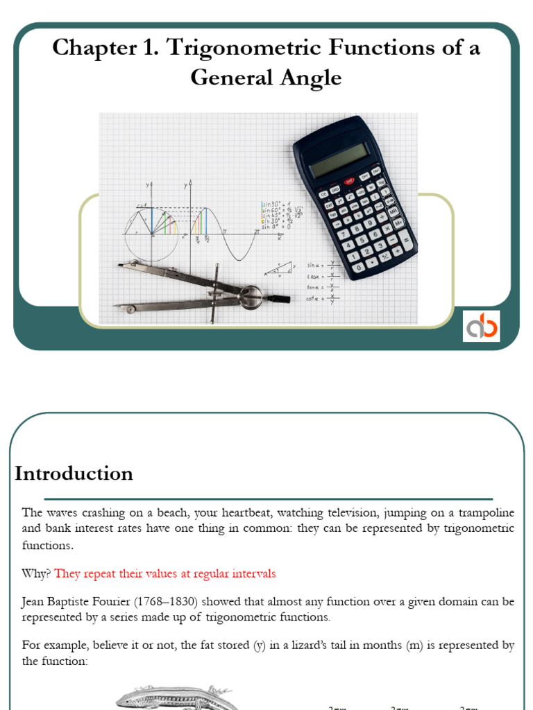 Trigonometric Functions Overview | PDF | Trigonometric Functions | Angle