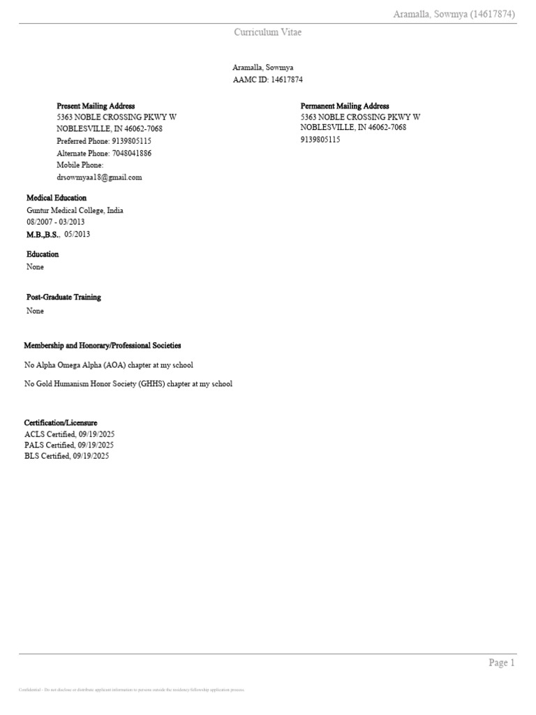 Confidential - Do Not Disclose or Distribute Applicant Information To ...