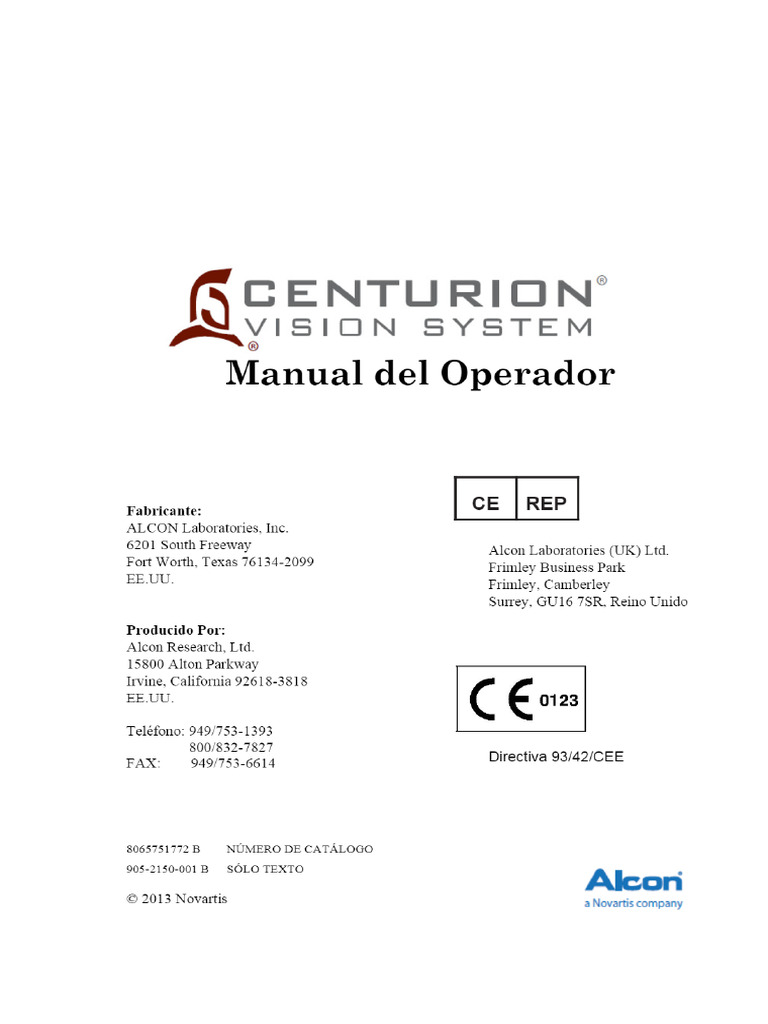 Manual Centurion | PDF