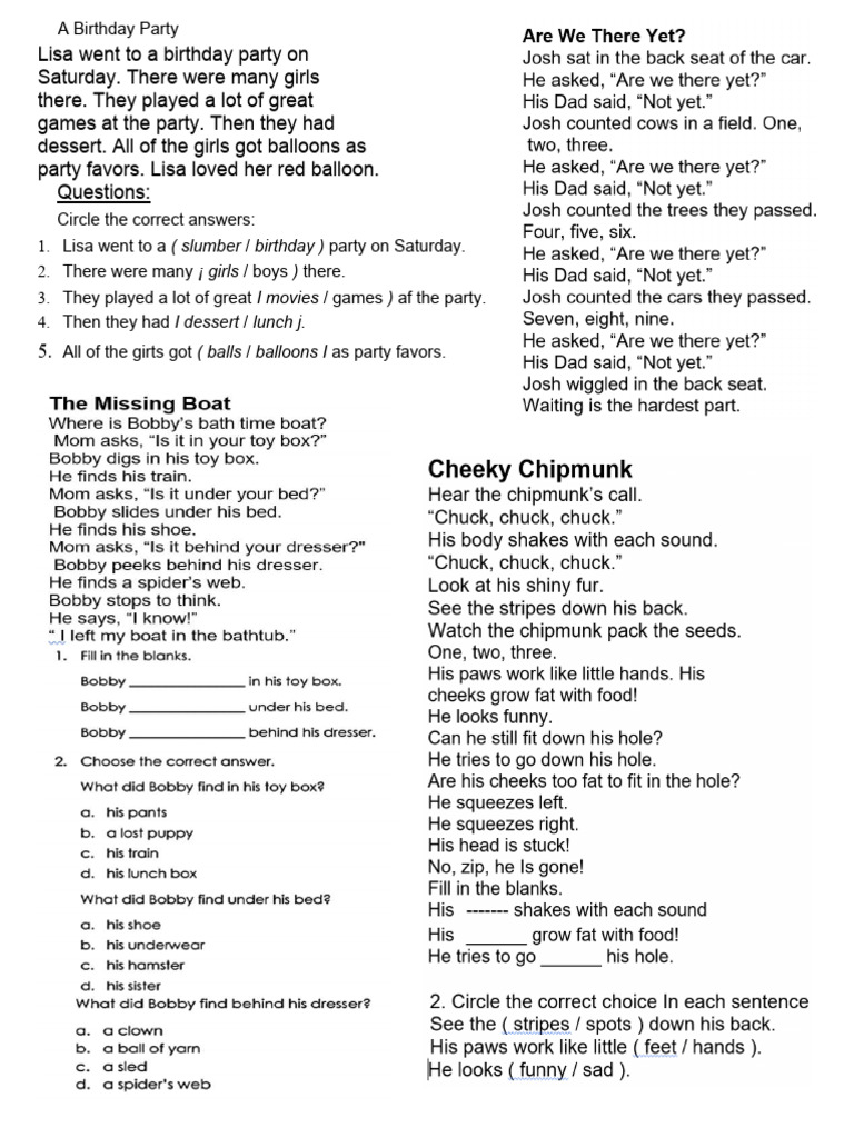 A Birthday Party | PDF