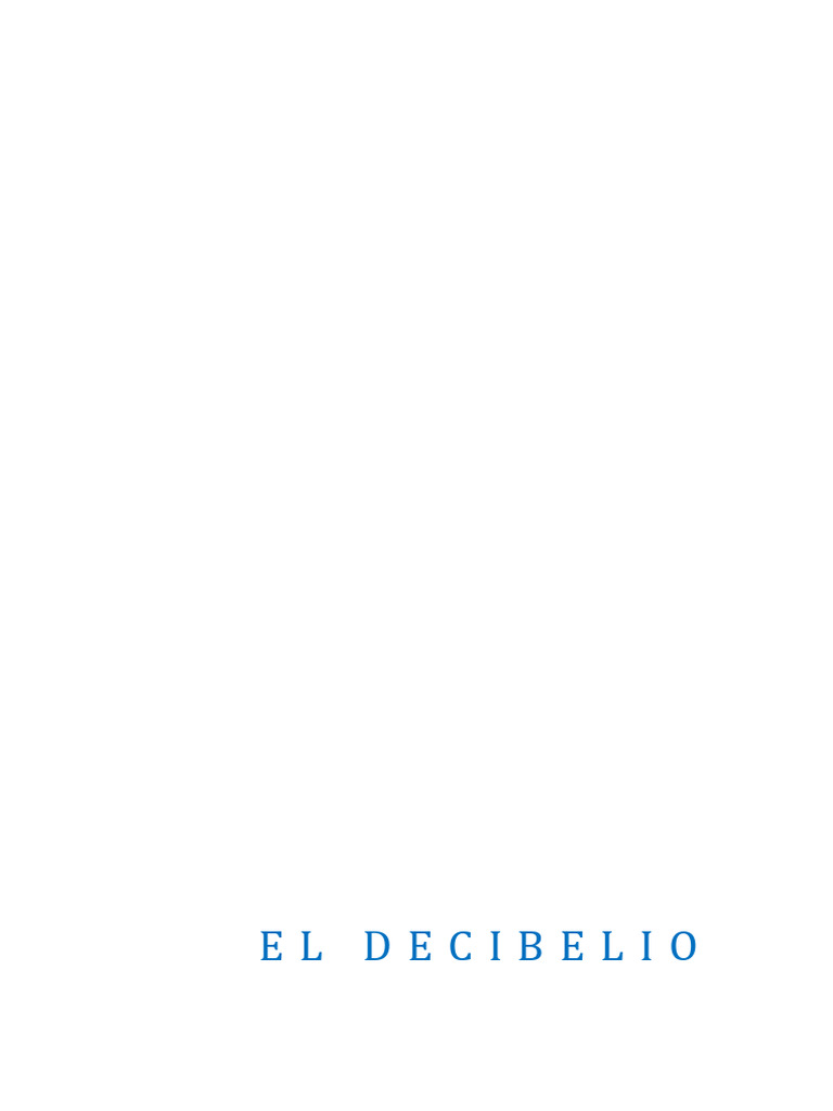 1.3. El Decibelio | PDF | Decibel | Sonido