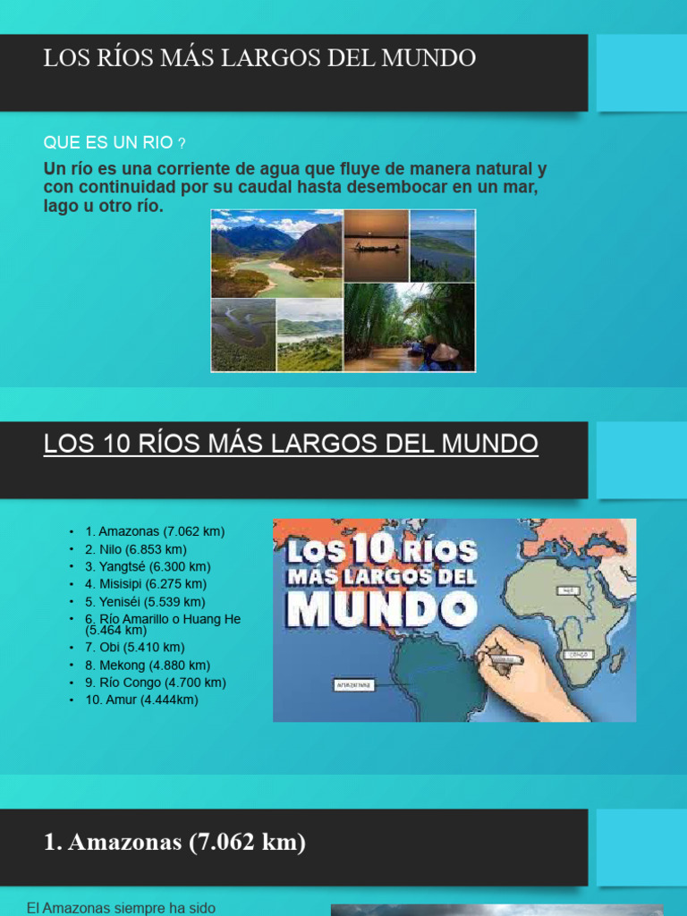 Los Ríos Más Largos Del Mundo | PDF | Mekong | Río