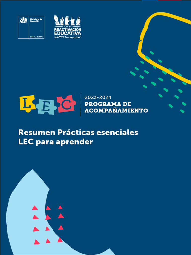 Resumen Practicas Esenciales LEC para Aprender | Descargar gratis PDF | Aprendizaje | Pedagogía
