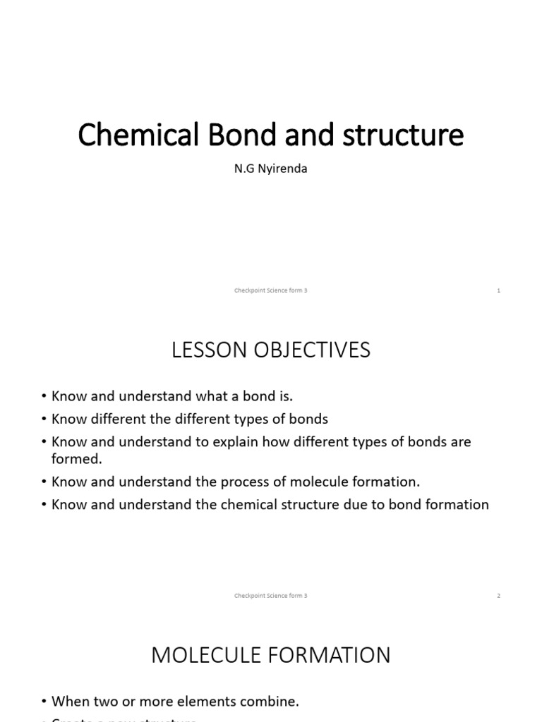 Chemical Bonding | PDF | Ion | Chemical Bond