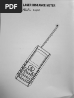 DTAPE DT50 Laser Distance Meter User Manual | PDF | Backlight | Metre