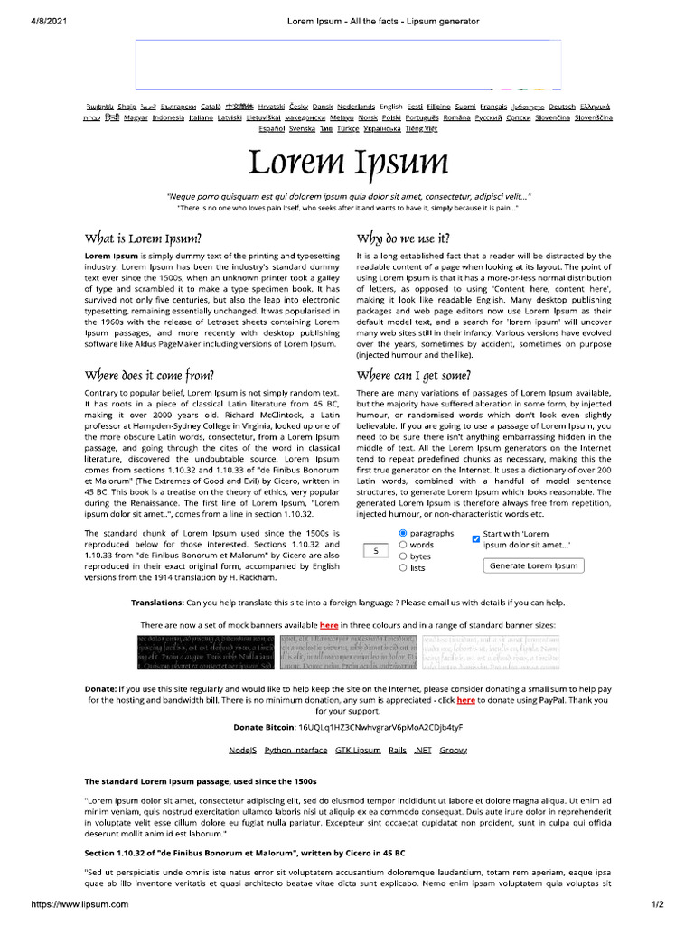 Lorem Ipsum | PDF