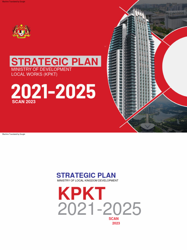 KPKT Strategic Plan 2021-2025 Update | PDF | Strategic Planning | Economies