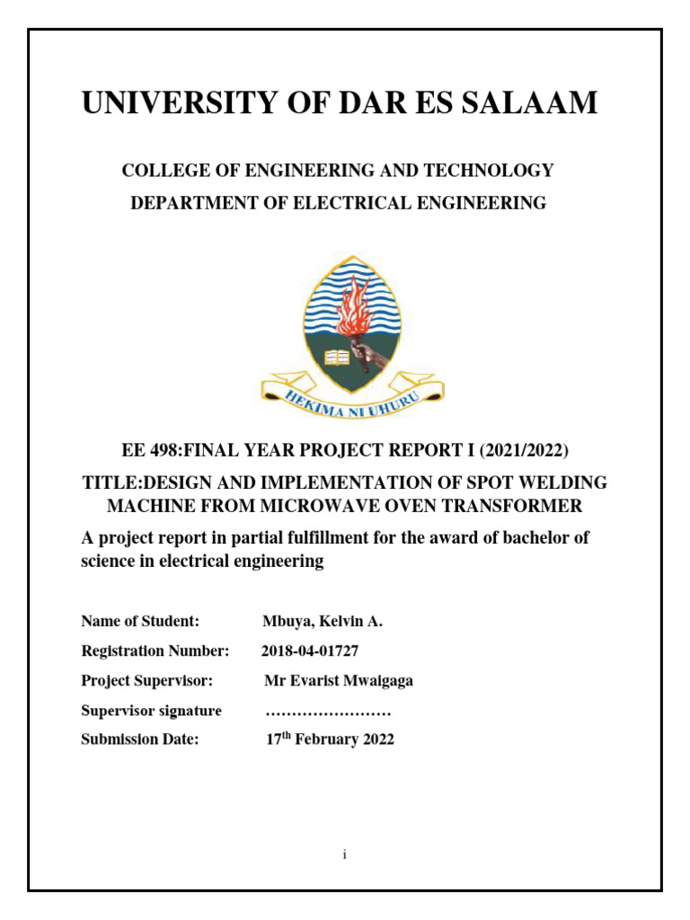 Kelvin Mbuya EE498 FINAL REPORT | PDF | Rectifier | Power Inverter