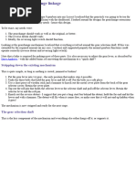 Gear Selector Mechanism Overview | PDF | Gear | Transmission (Mechanics)