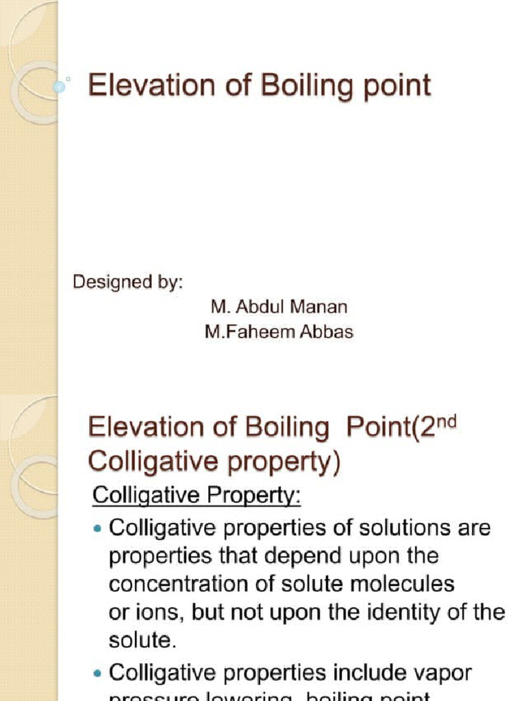 Boiling-Point-Elevation | PDF