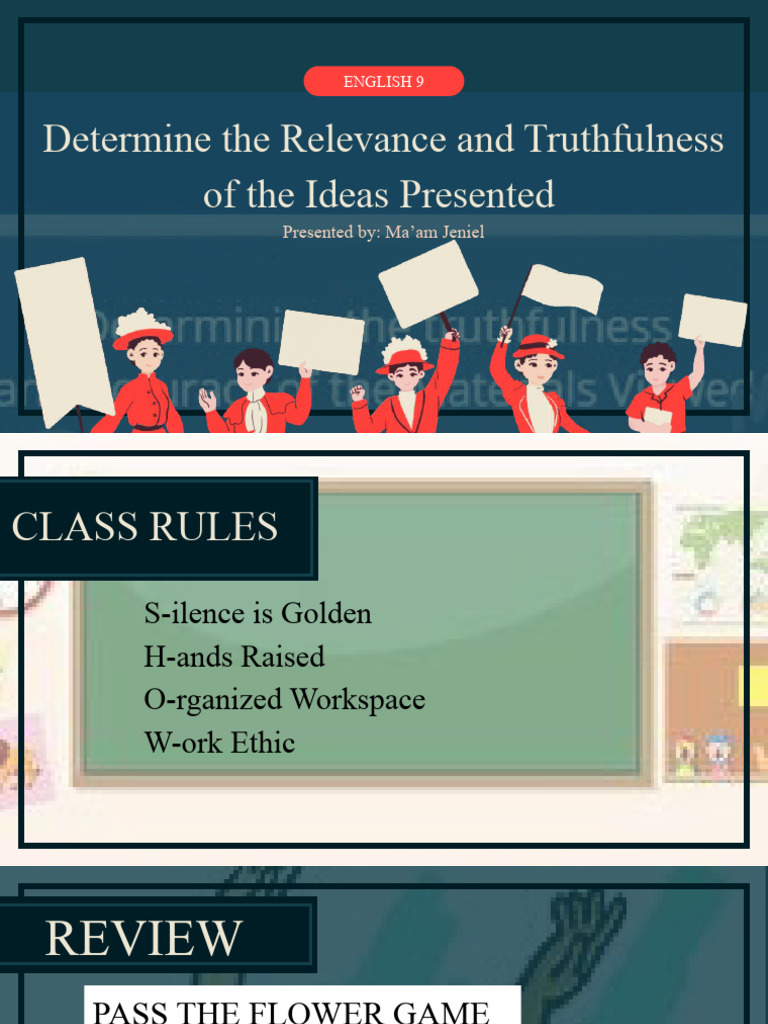 Relevance and Truthfulness | PDF | Experience | Idea