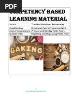 Final CBLM On Bread and Pastry Production | PDF | Dough | Icing (Food)