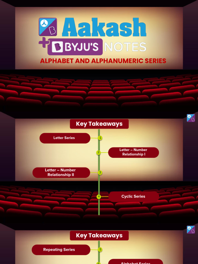 Alphabet and Alphanumeric Series - Notes | PDF | Mathematics | Arithmetic