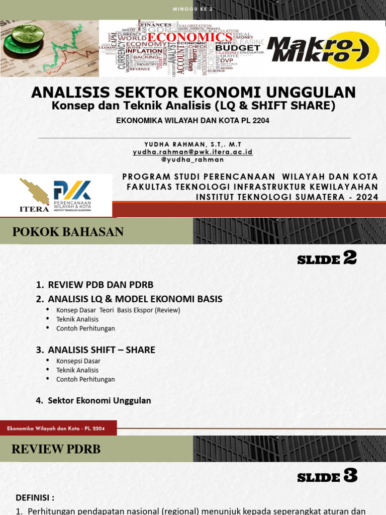 Yr - Analisis LQ Dan Shift Share 2024 | PDF | Bisnis | Pengelolaan Keuangan & Uang