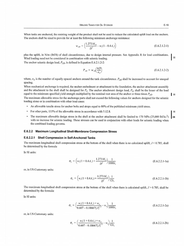Maximum Longitudinal Shell-Membrane Compression Stress | PDF