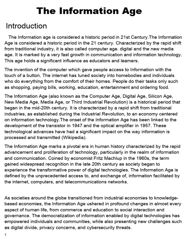Science Technology Society | Download Free PDF | Information Age ... Science Technology Society | Download Free PDF | Information Age ...