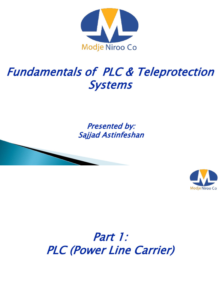 Fundamentals of PLC & Teleprotection Systems: Presented By: Sajjad ...