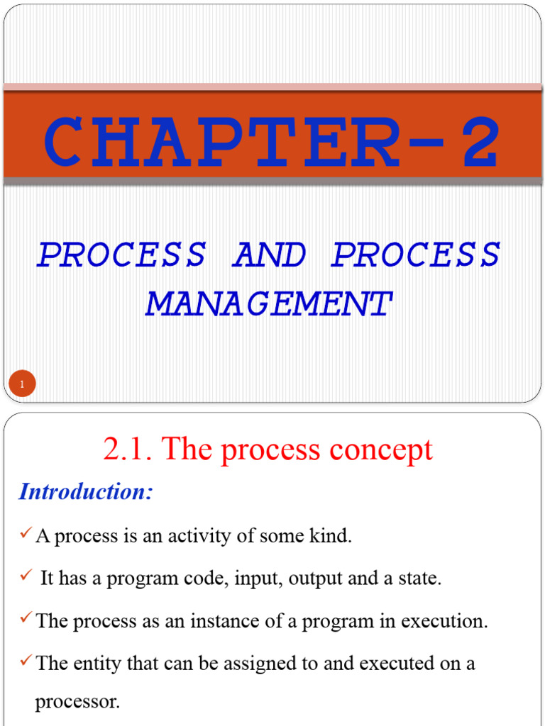 Operating System Cha 2 | PDF | Thread (Computing) | Process (Computing)