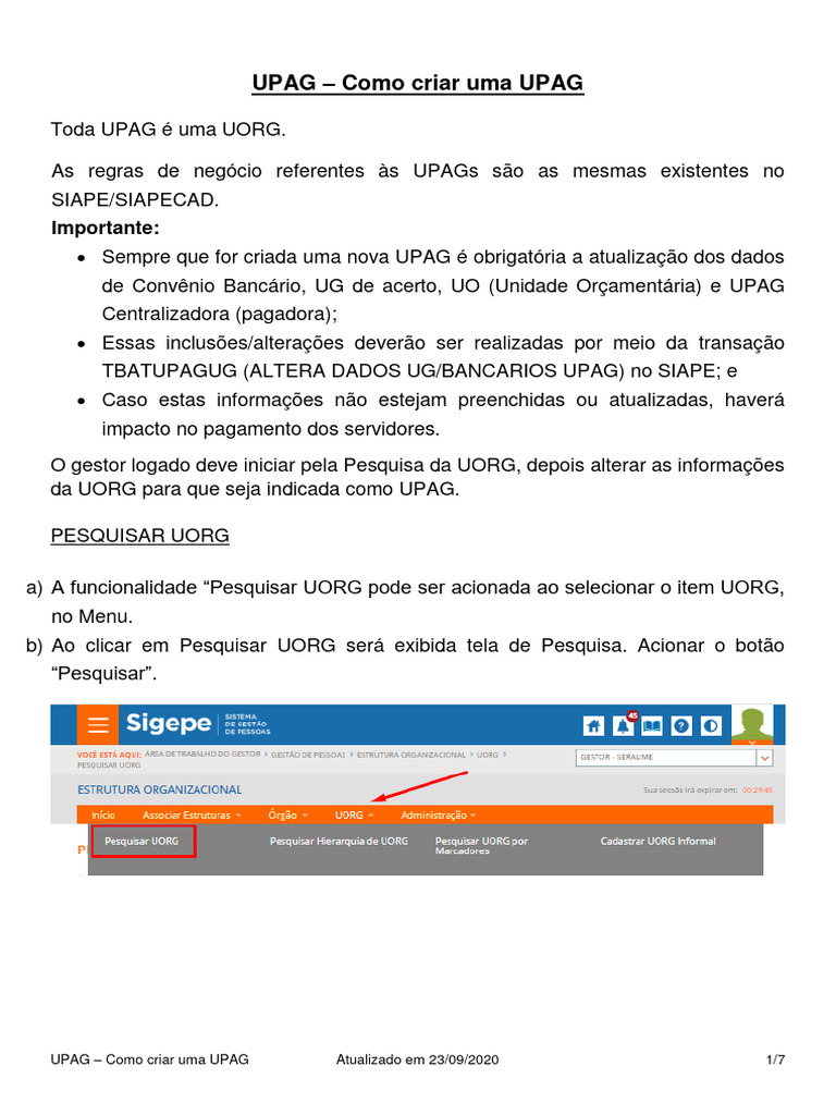 Como Criar Uma UPAG | PDF | Informática