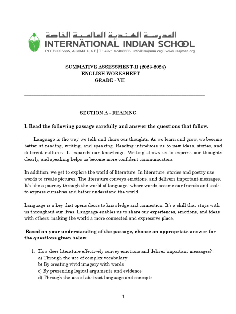 english ws g-7 | PDF | Clause | Sentence (Linguistics)