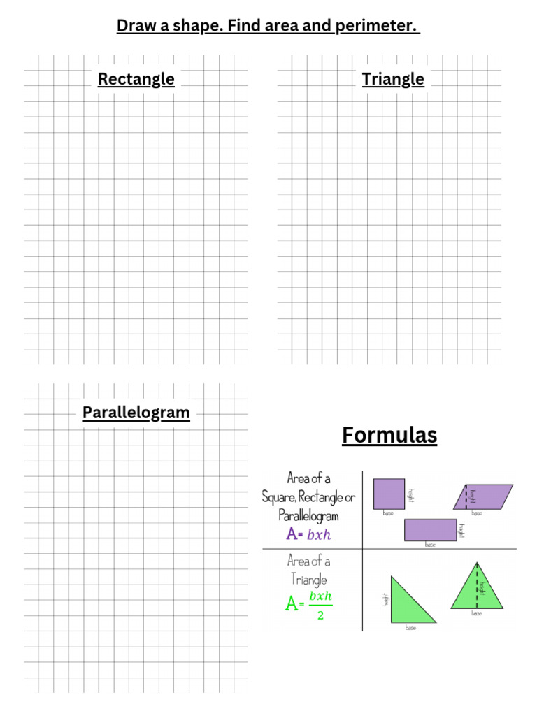 Area and Perimeter of Shapes | PDF | Teaching Methods & Materials