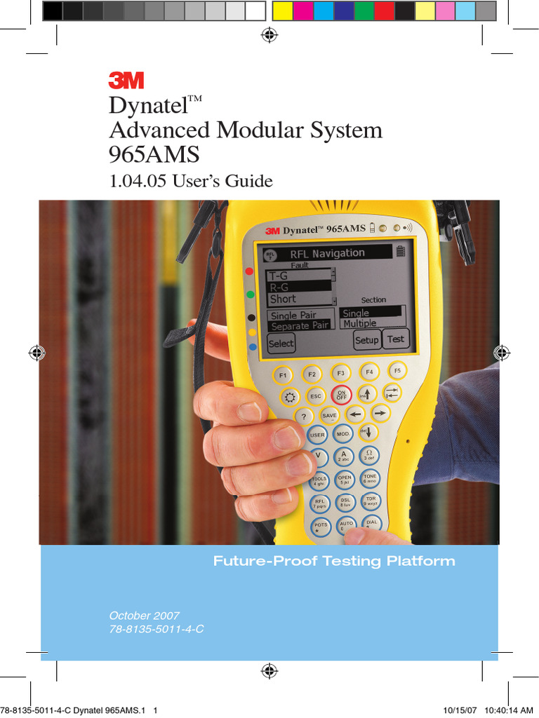 Dynatel Ingles | PDF | Electrical Resistance And Conductance ...