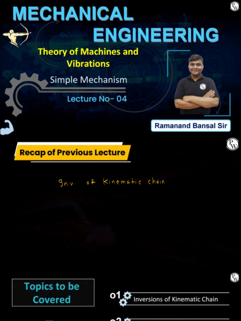 Simple Mechanism 04 Class Notes-1 | PDF