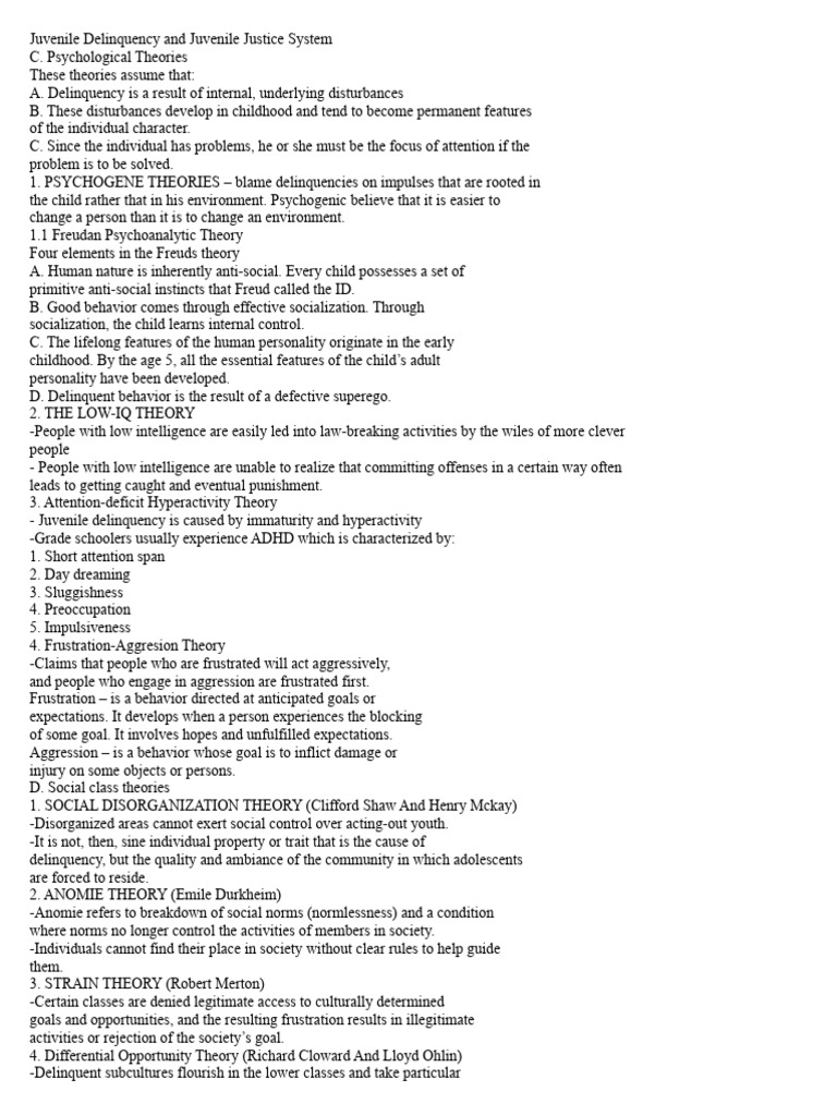 Midterm Lesson | PDF | Attachment Theory | Juvenile Delinquency Midterm Lesson | PDF | Attachment Theory | Juvenile Delinquency