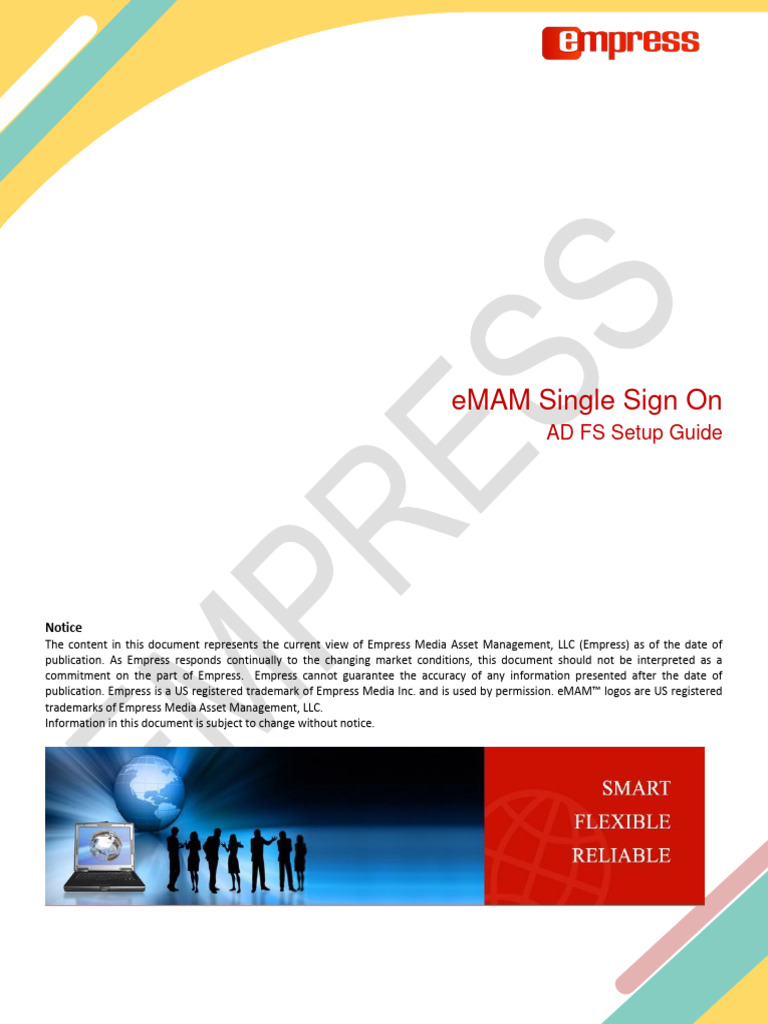 eMAM - SSO ADFS Setup | PDF | Active Directory | Computer Access Control