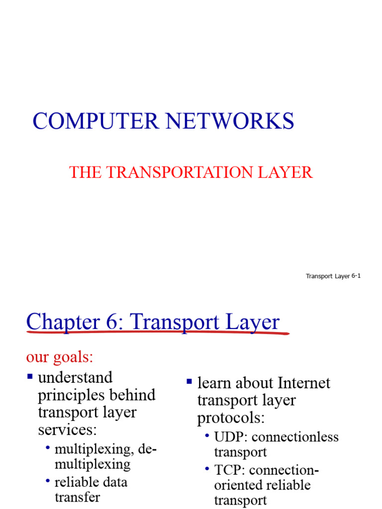 ComputerNetwork C6 en | PDF | Transmission Control Protocol | Port (Computer Networking)