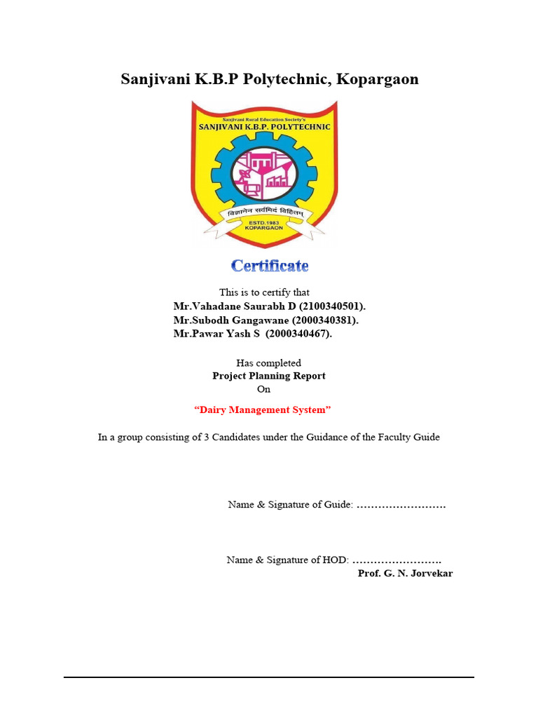 MIDSem Report | PDF | Farms | Dairy