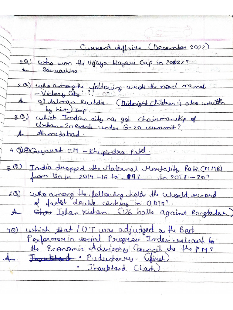 Current Affair | PDF