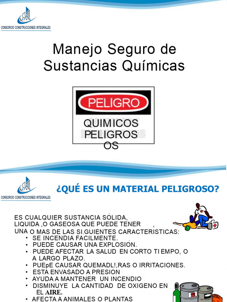 Manejo Seguro de Sustancias Qumicas | Descargar gratis PDF | Combustión | Agua