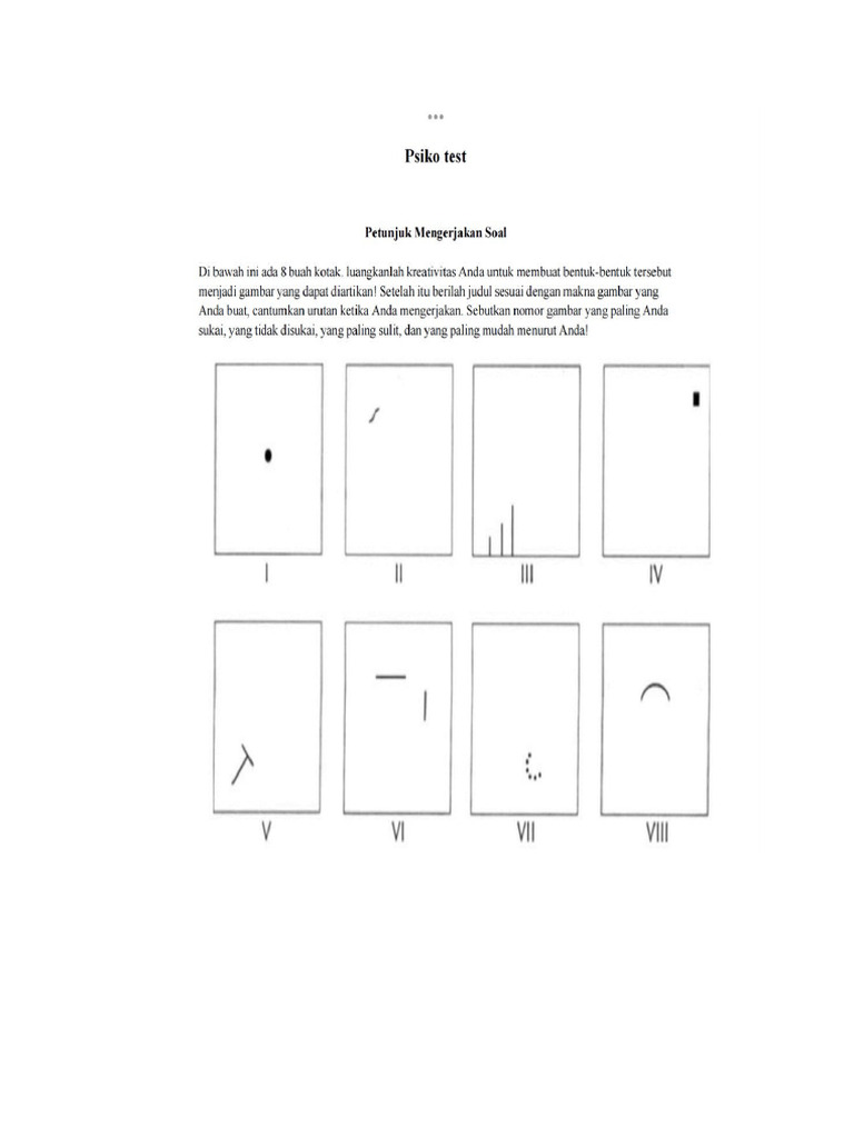 Psikotes | PDF