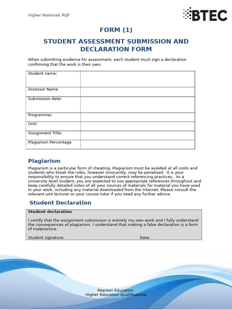 Form 1 | PDF