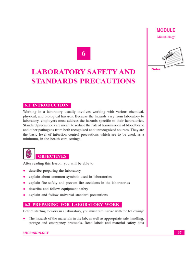 Lab safety and standard precaution | PDF | Hand Washing | Laboratories